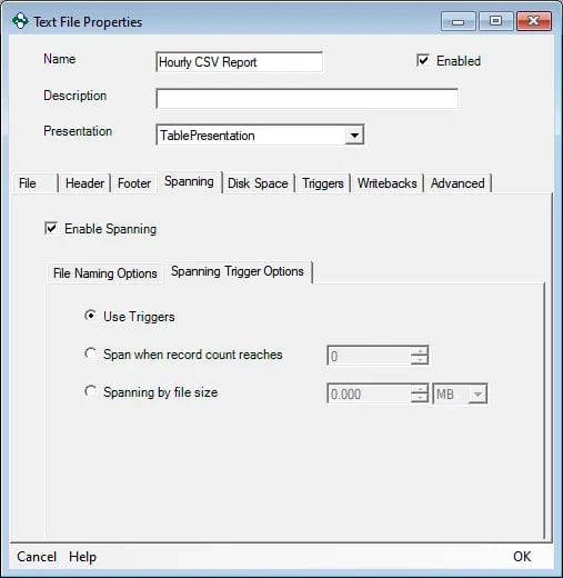 Exploring File Spanning with OPC Data Logger
